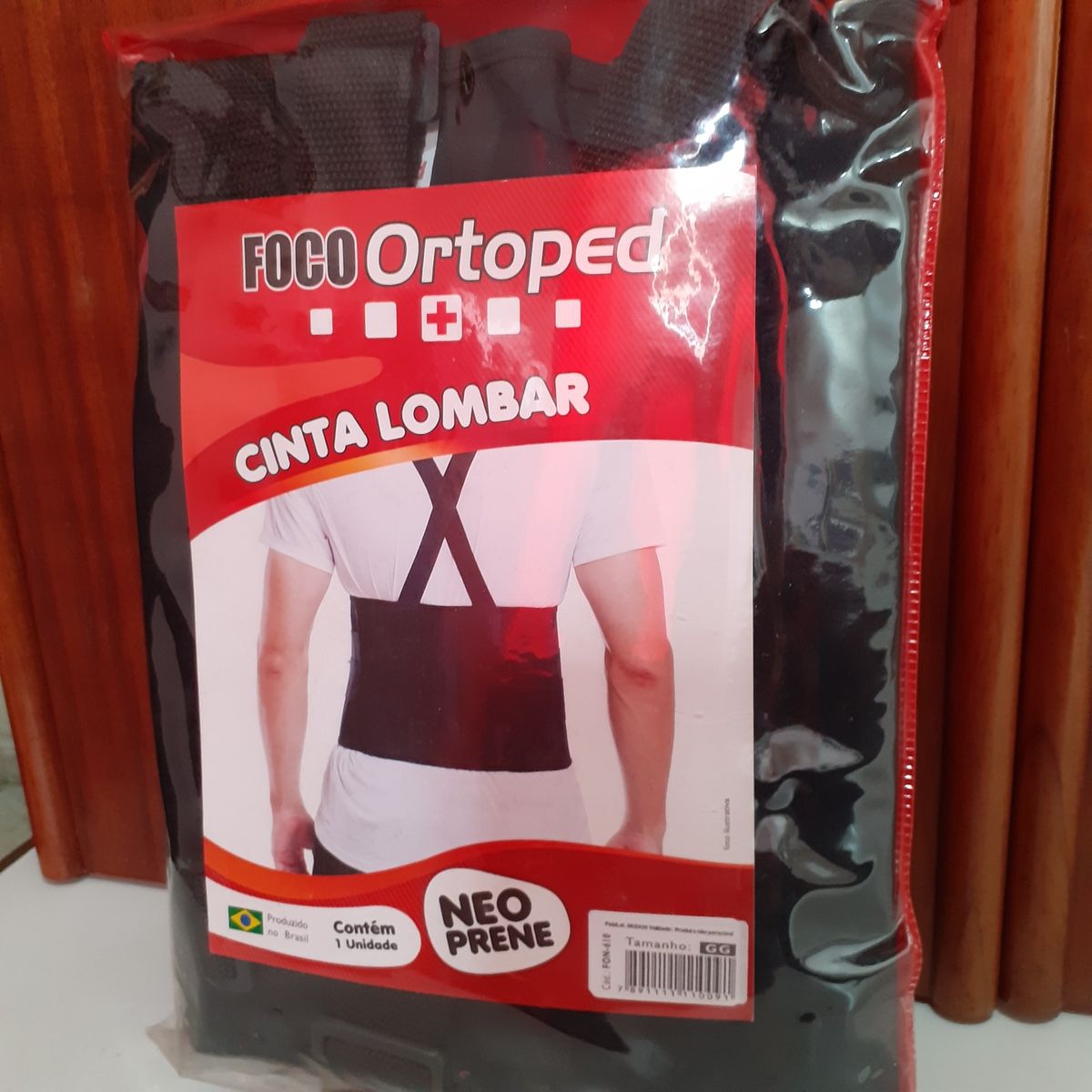 Cinta Lombar Simples | Item p/ Esporte e Outdoor Foco Ortoped Nunca ...