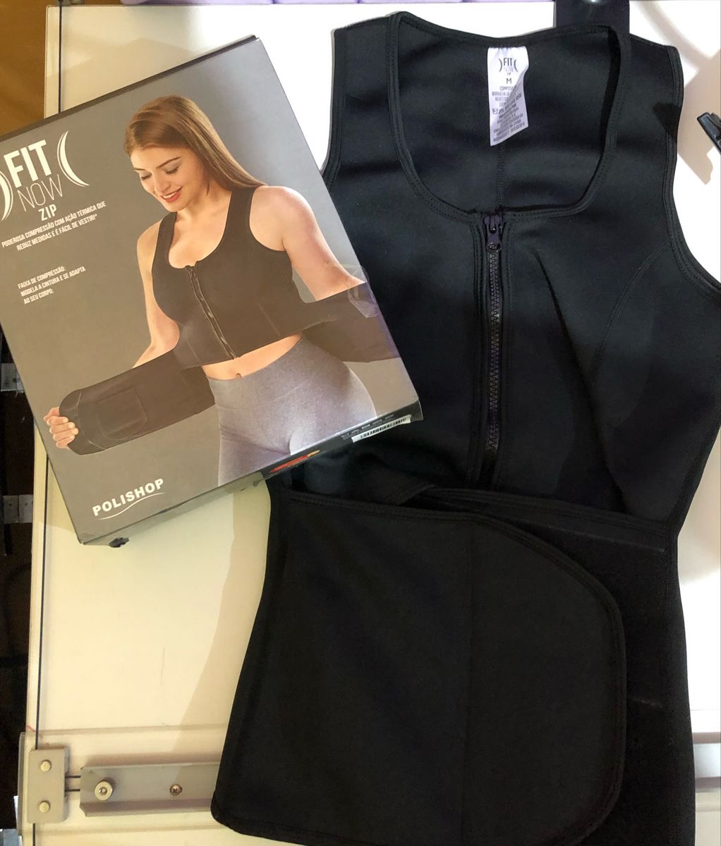 Cinta Modeladora Polishop Fit Now | Blusa Feminina Polishop Nunca Usado ...