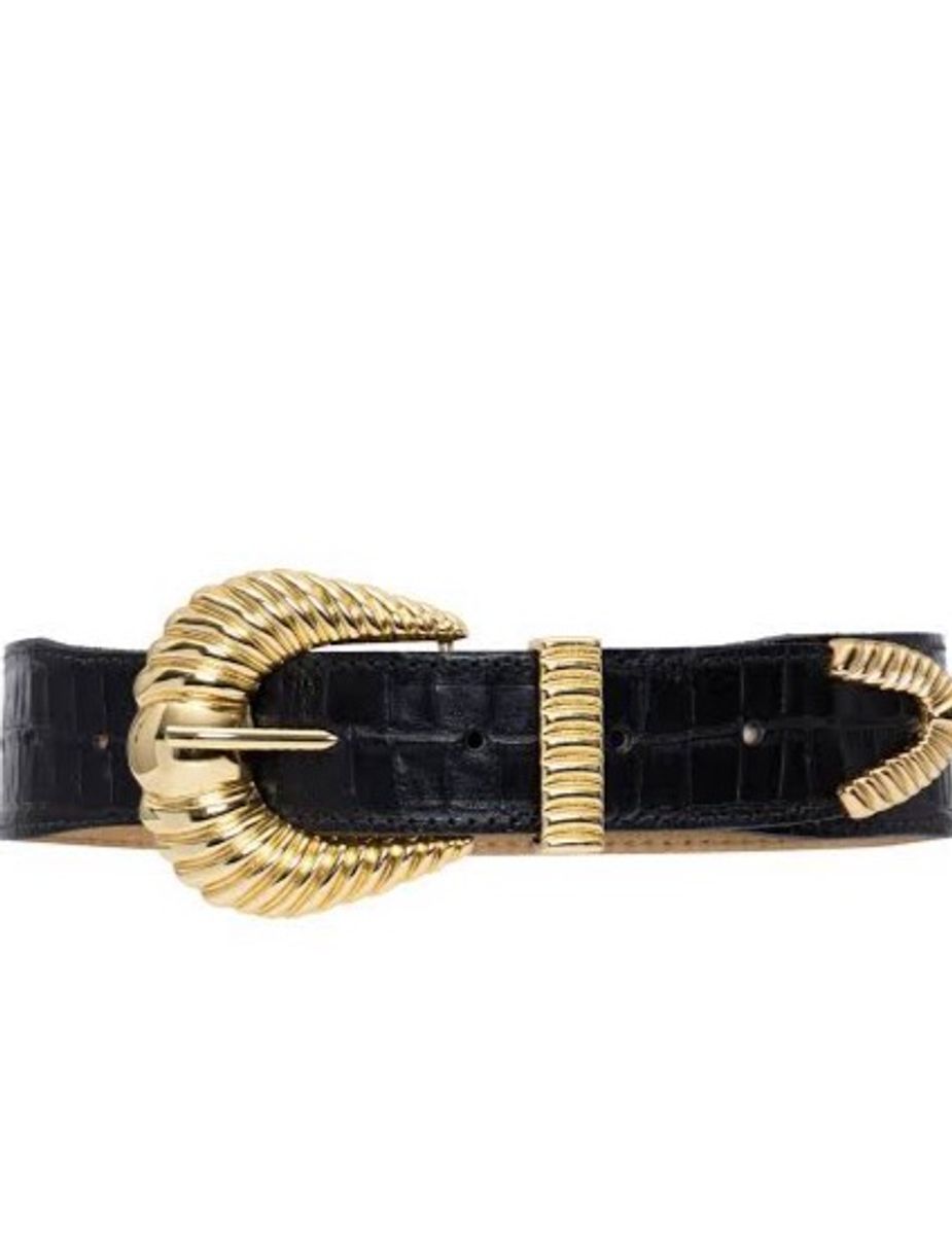 Cinto Bynv em Couro Original Preto Nati Vozza G | Cinto Feminino Bynv ...