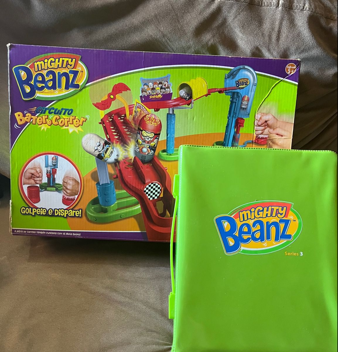 Circuito Mighty Beanz e Coleção de Bonecos | Livro Dtc Usado 113016346 ...