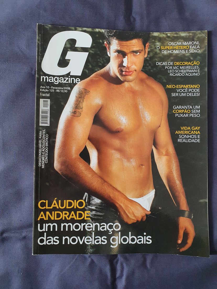 Claudio Andrade - G Magazine - Nº125 | Livro G Magazine Usado 71808613 | enjoei