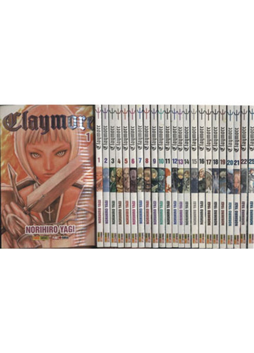 Claymore - 26 Volumes - do Número 1 Ao 26 | Livro Usado 74523250 | enjoei