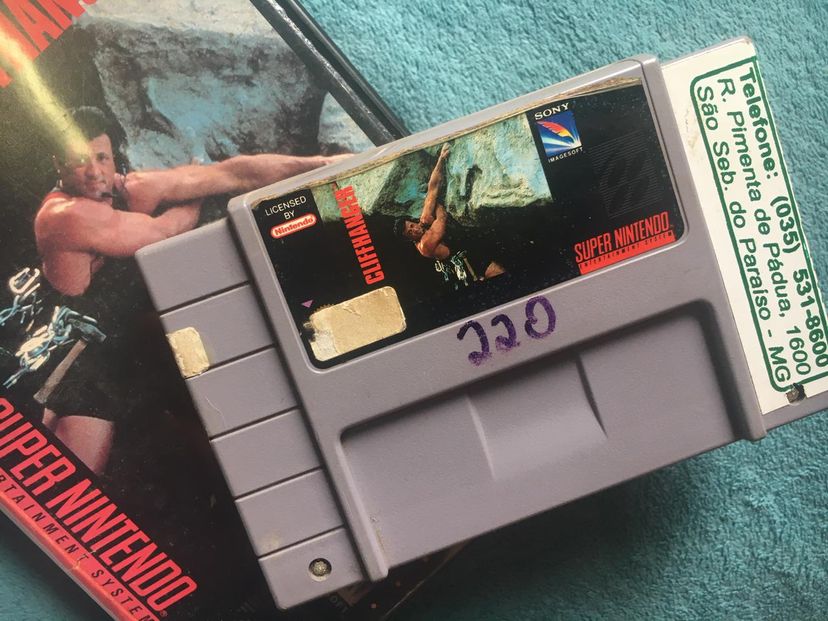 Cliffhanger/risco Total - Game - Super Nintendo | Jogo de Videogame ...