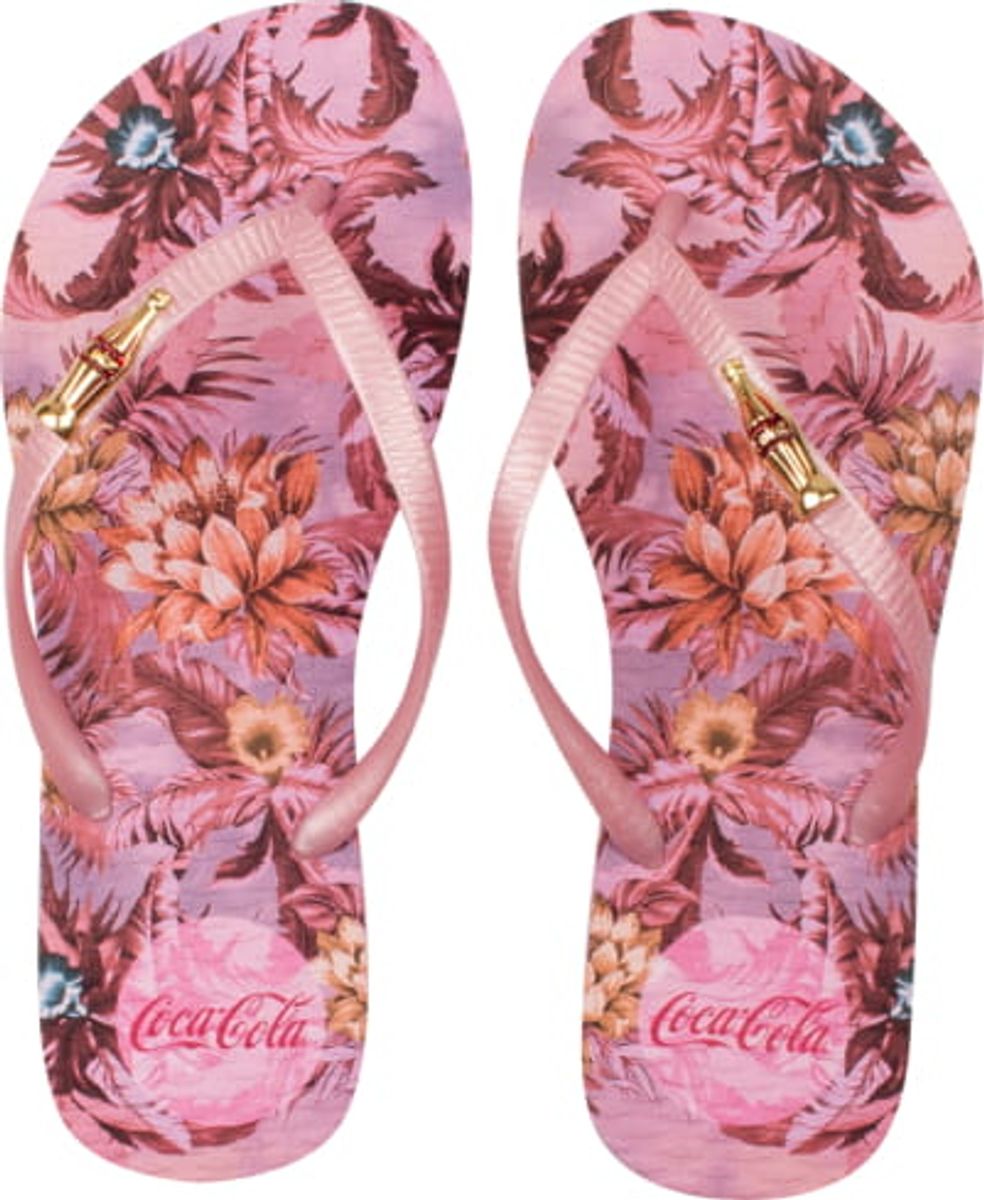 Coca Cola Jungle Floral Rosa Claro/rosa | Coca Cola Nunca Usado ...
