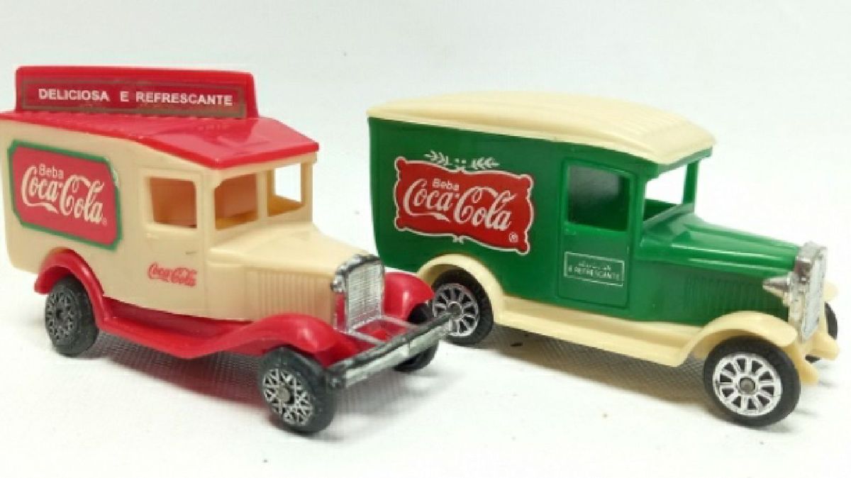 Coca-cola - Par de Antigos Carrinhos Promocionais da Coca-cola Dos Anos ...
