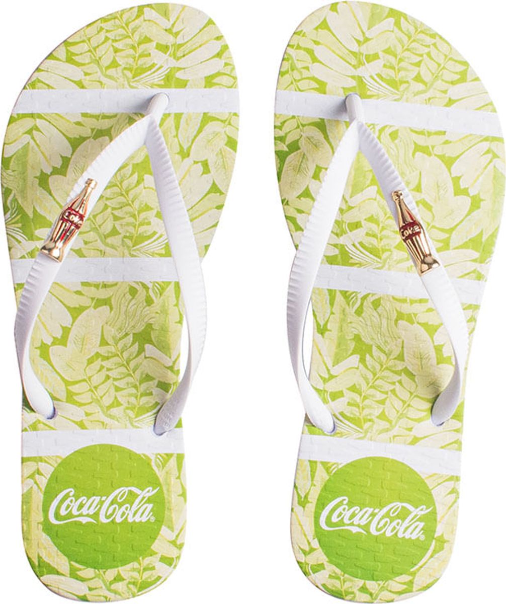 Coca Cola Poetry Of Leaves Branco/branco/verde | Coca Cola Nunca Usado ...
