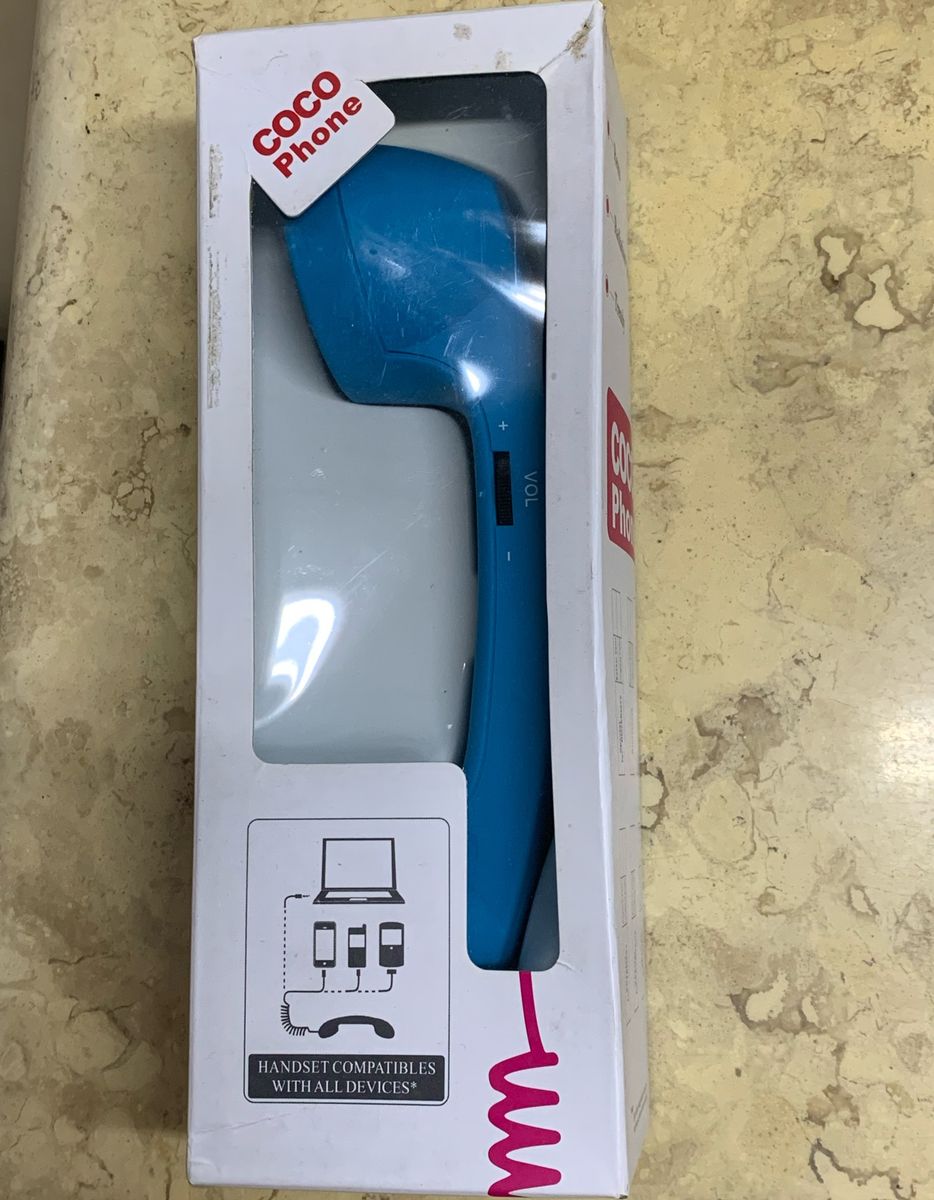 Coco Phone Azul | Item Info & Eletro Coco Phone Nunca Usado 47367306 ...