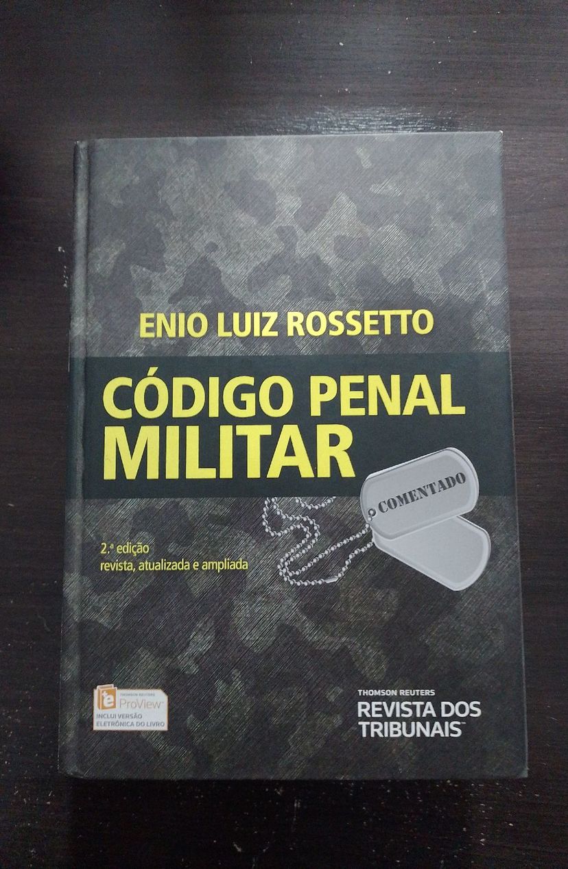 Código Penal Militar -enio Luiz Rossetto | Livro Código Penal Militar Comentado Nunca Usado ...