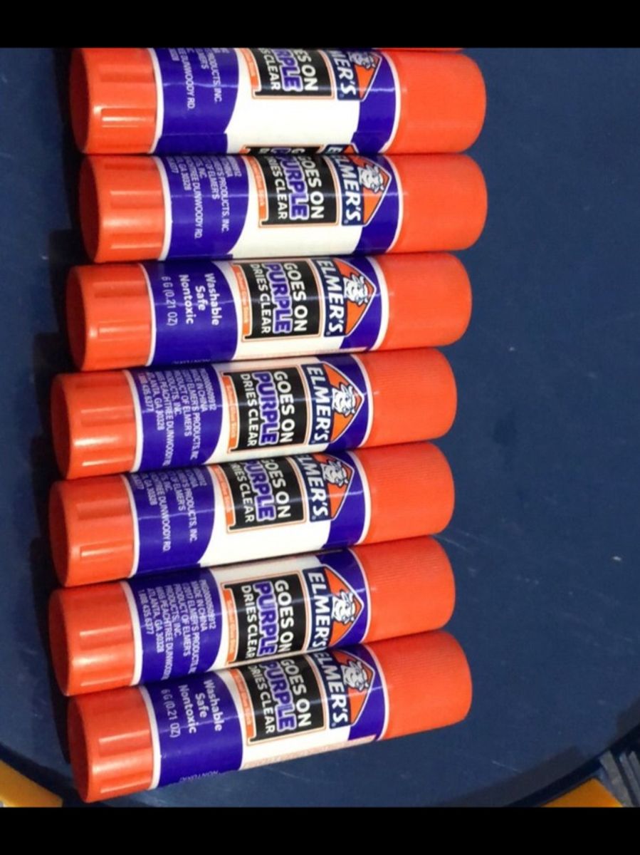 Cola Roxa Elmer's Bastão - Valor Unitário | Item Infantil Elmer's Nunca ...