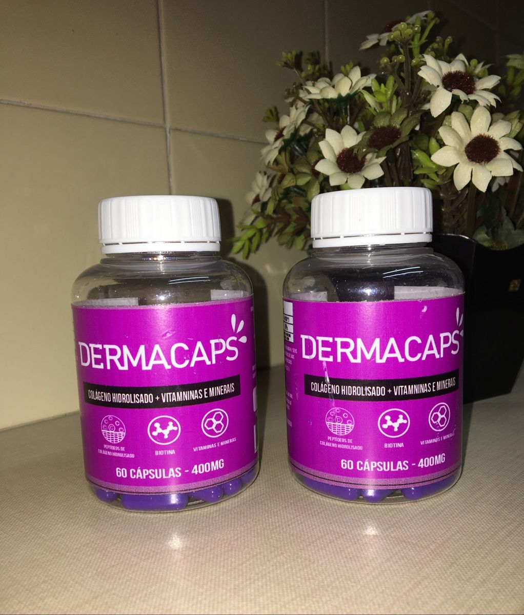 Colágeno + Vitaminas Dermacaps | Produto Feminino Dermacaps Nunca Usado ...