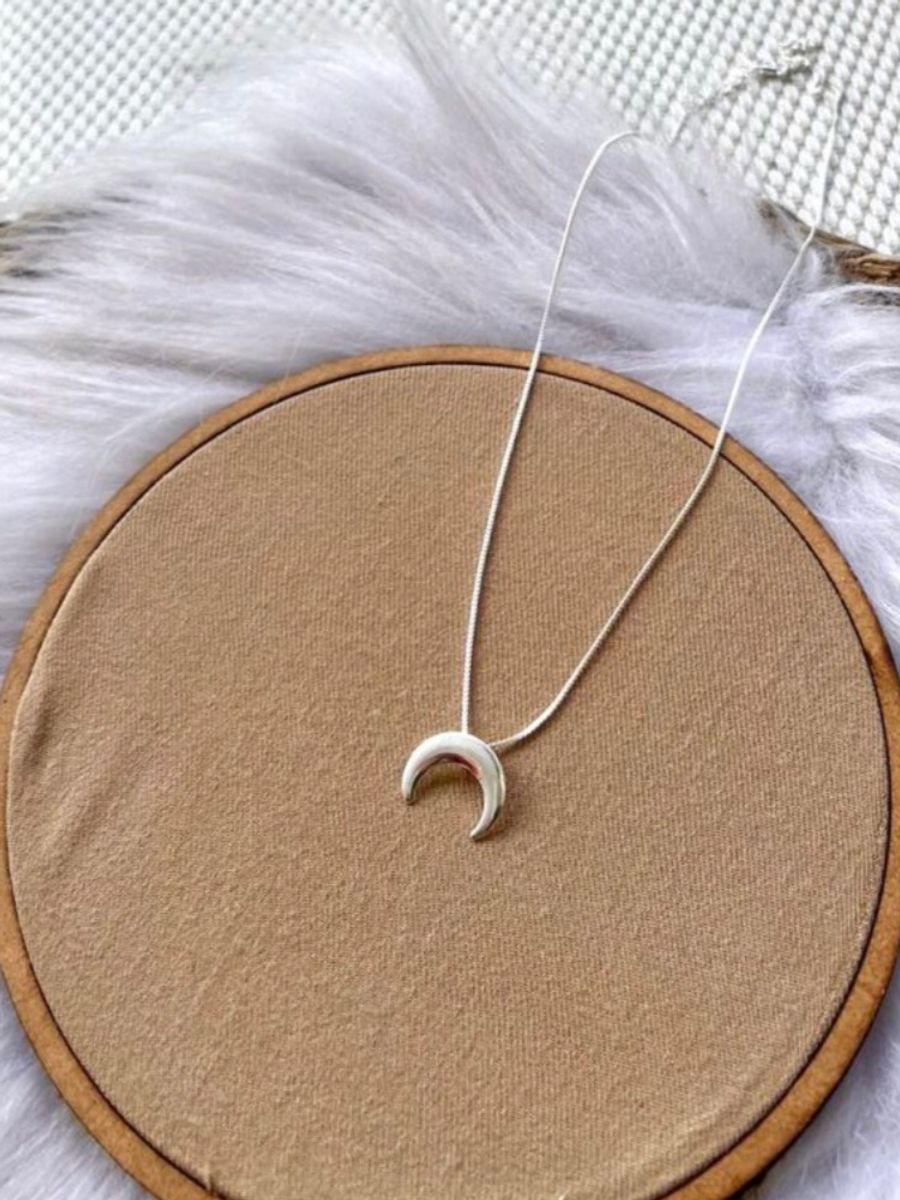 Colar Lua Invertida | Jóia Feminina Nunca Usado 75562615 | enjoei
