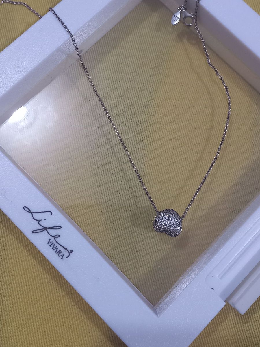 Colar Relicário Pandora | Jóia Feminina Pandora Life Nunca Usado ...