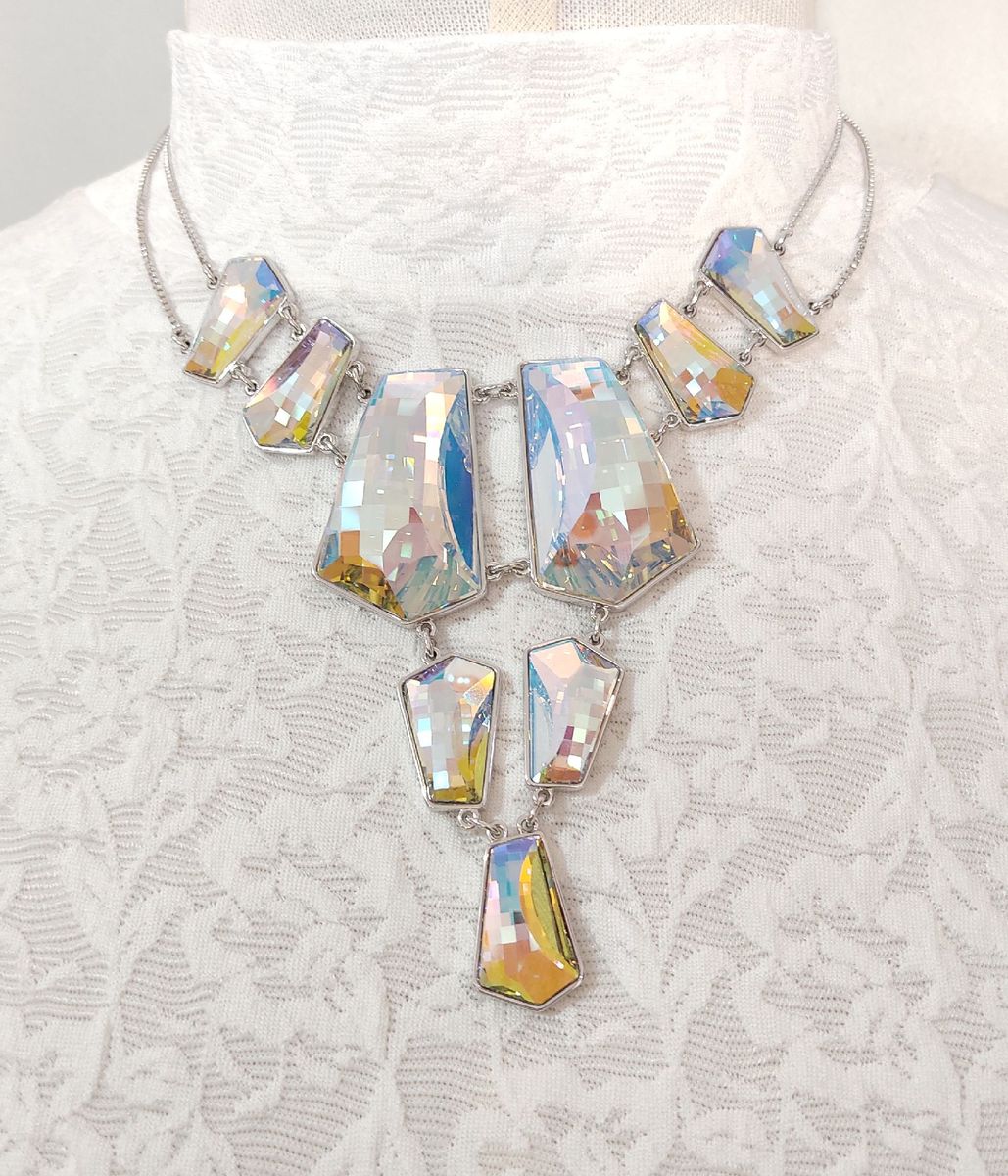 Colar Super Luxo Swarovski Crystal Exclusivo Edição Limitada | Jóia ...
