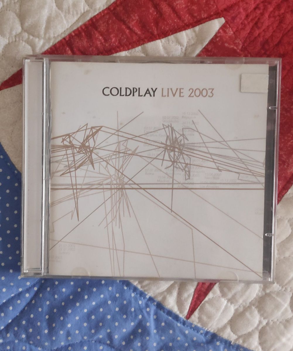 Coldplay Live 2003 Cd+dvd | Item de Música Usado 50786598 | enjoei