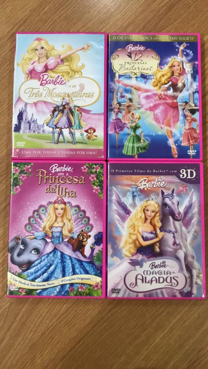 Coleção 11 Dvds da Barbie | Filme e Série Barbie Mattel Usado 104863238 ...