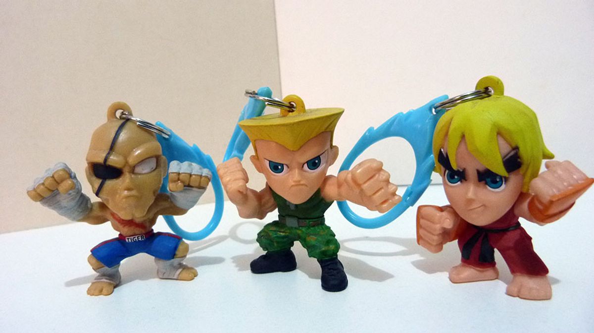 Coleção 3 Figure Street Fighter 2 - Guile, Ken e Sagat - Original ...