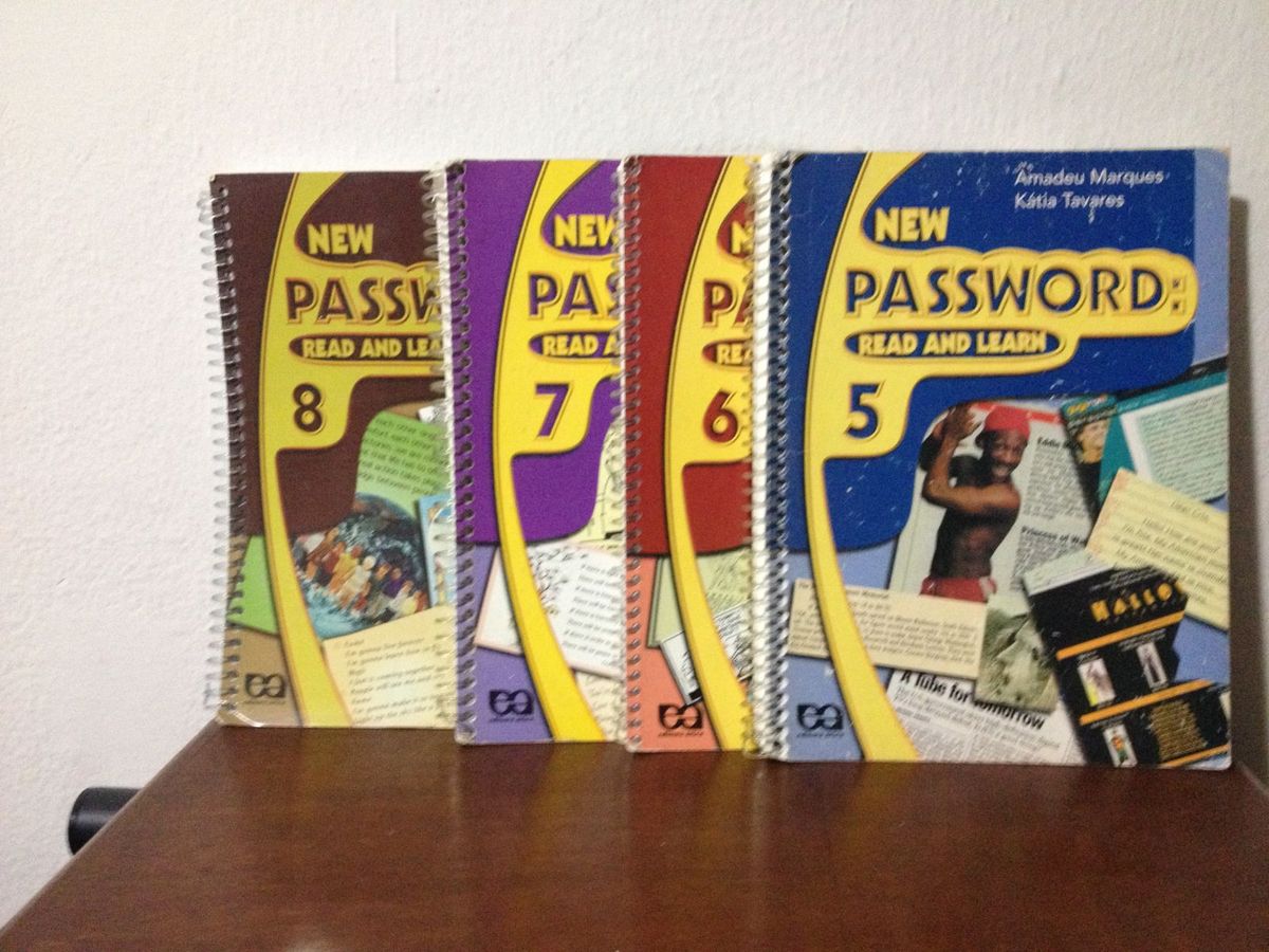 Coleção 4 Livros de Inglês. | Livro New Password Read And Learn Usado ...