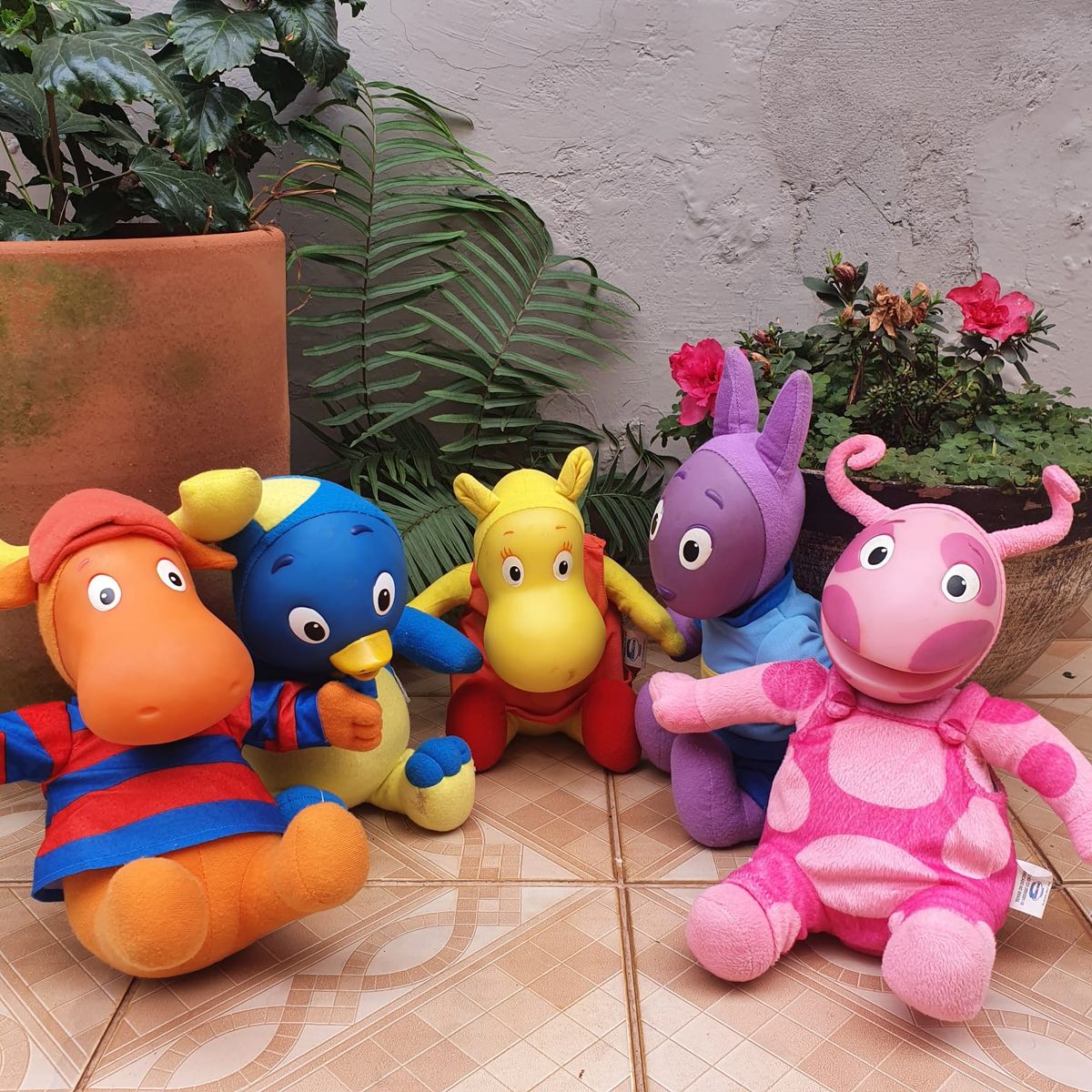 Coleção 5 Bonecos Backyardigans | Pelúcia Multibrink Usado 75387305 ...