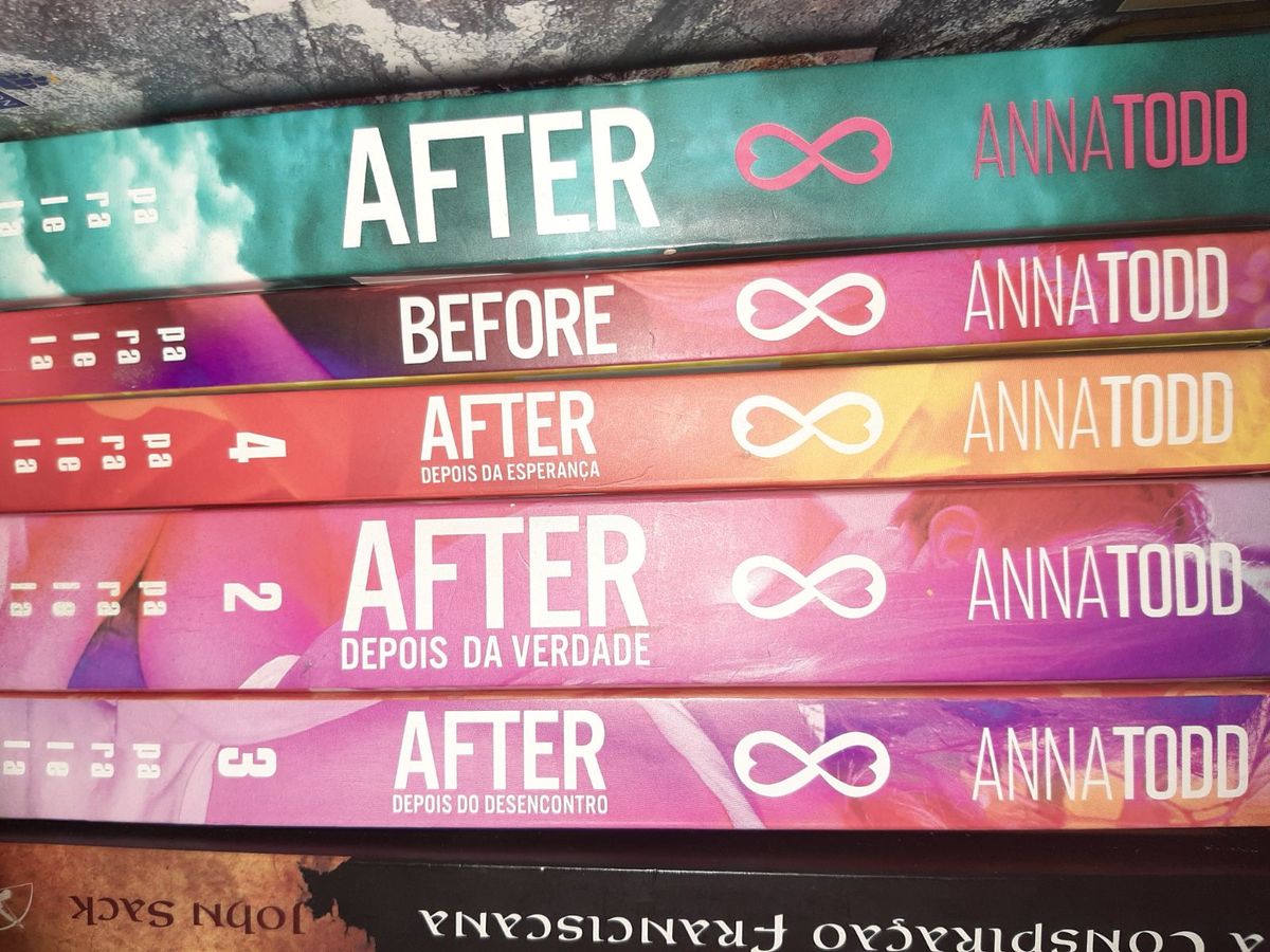 Coleção 5 Livros After - Anna Tood | Produto Feminino Livro Usado ...