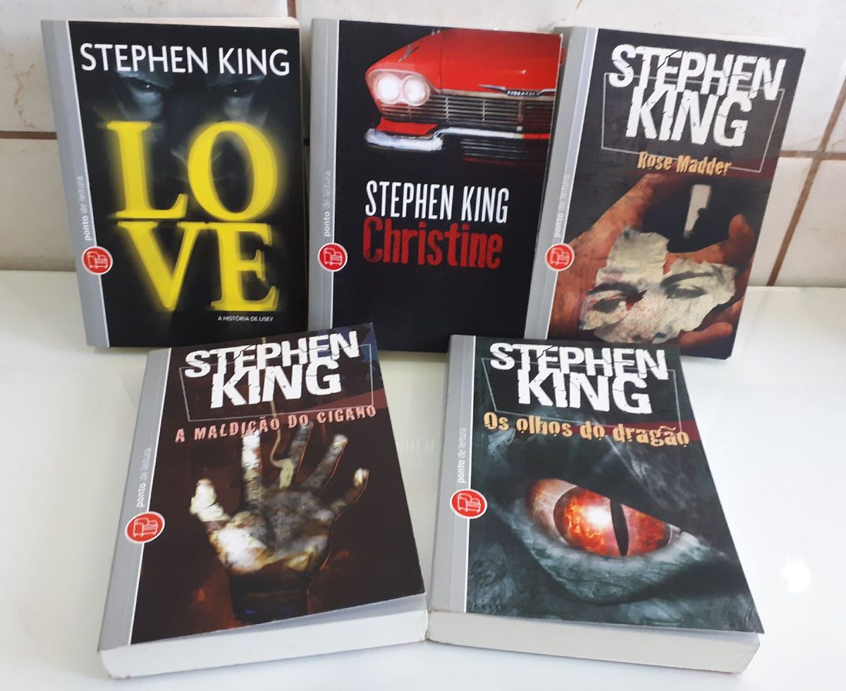 Coleção 5 Livros Stephen King Ponto de Leitura | Livro Ponto De Leitura ...