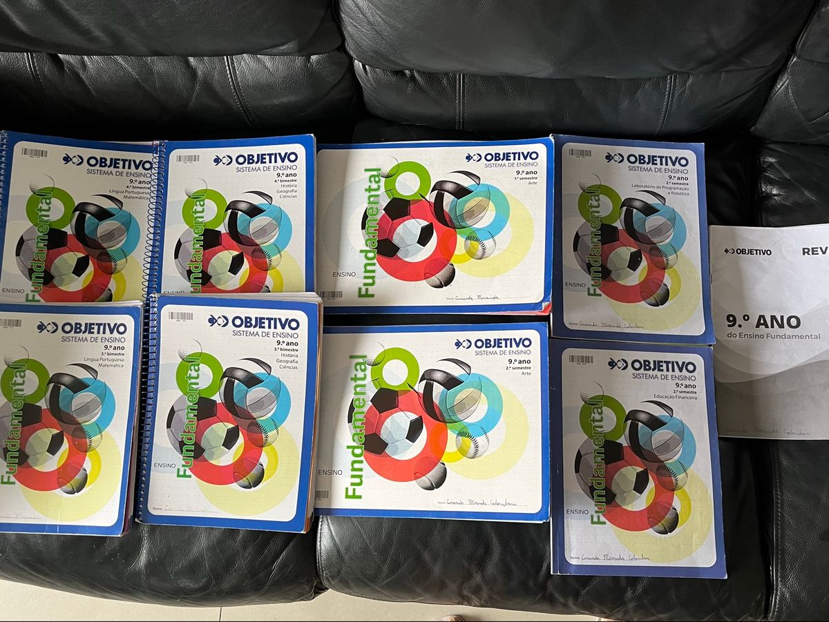 Coleção Apostilas Objetivo 9ano 2024 | Livro Objetivo Usado 119204552 ...