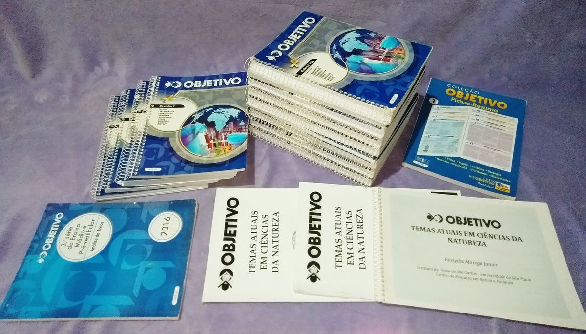 Coleção Apostilas Pré-vestibular Objetivo 2017 | Livro Usado 43624435 ...