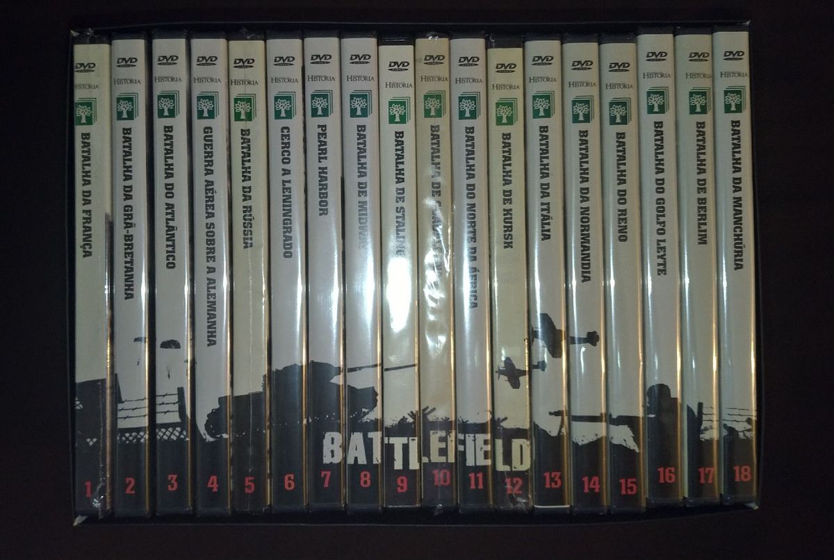 Coleção Battlefield - Box com 18 Dvds | Filme e Série Abril Coleções ...