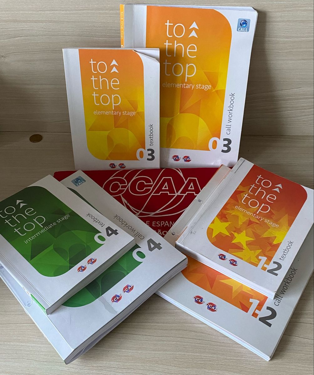 Coleção Ccaa Book 1-2, 3 e 4 Completo com O Caderno de Exercícios e ...