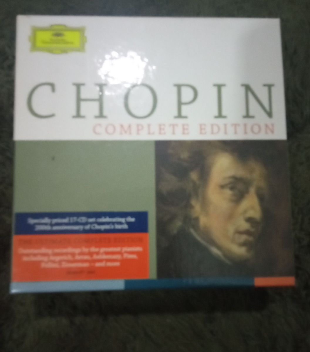 Coleção Chopin Complete Edition Box com 17 Cds | Livro Grammophon Usado ...