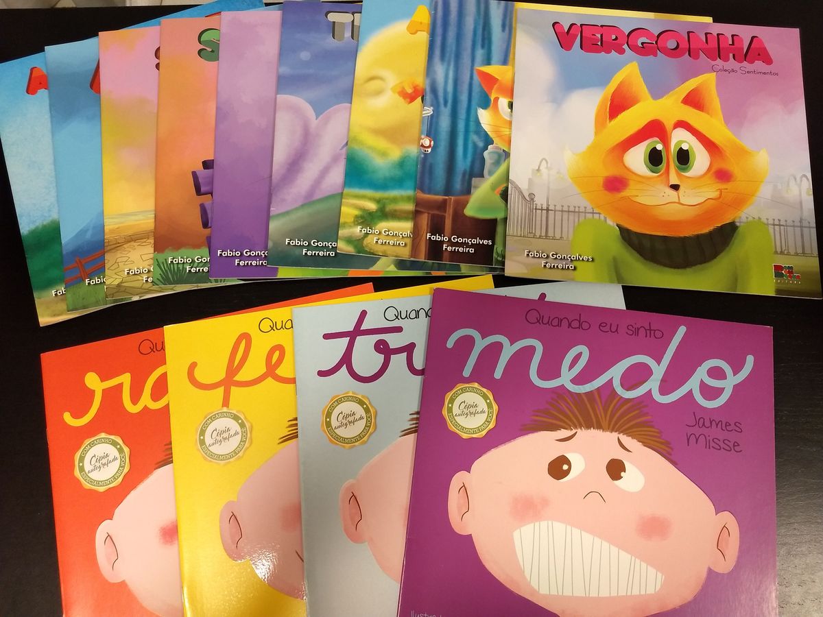 Coleção com 28 Livros sobre Emoções para Crianças e Terapia Infantil ... Coleção com 28 Livros sobre Emoções para Crianças e Terapia Infantil ...