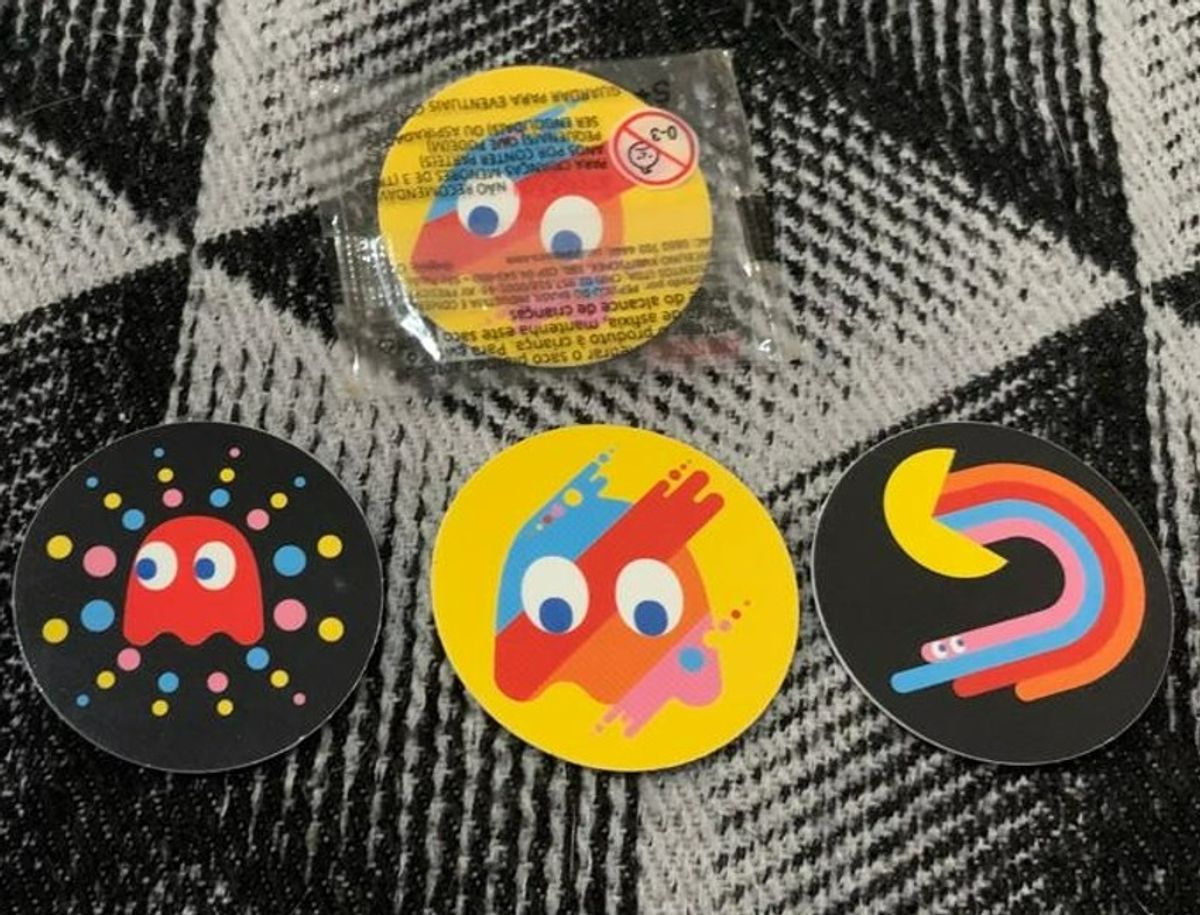 Coleção com 4 Tazos Elma Chips Pac Man | Cacareco Elma Chips Usado ...