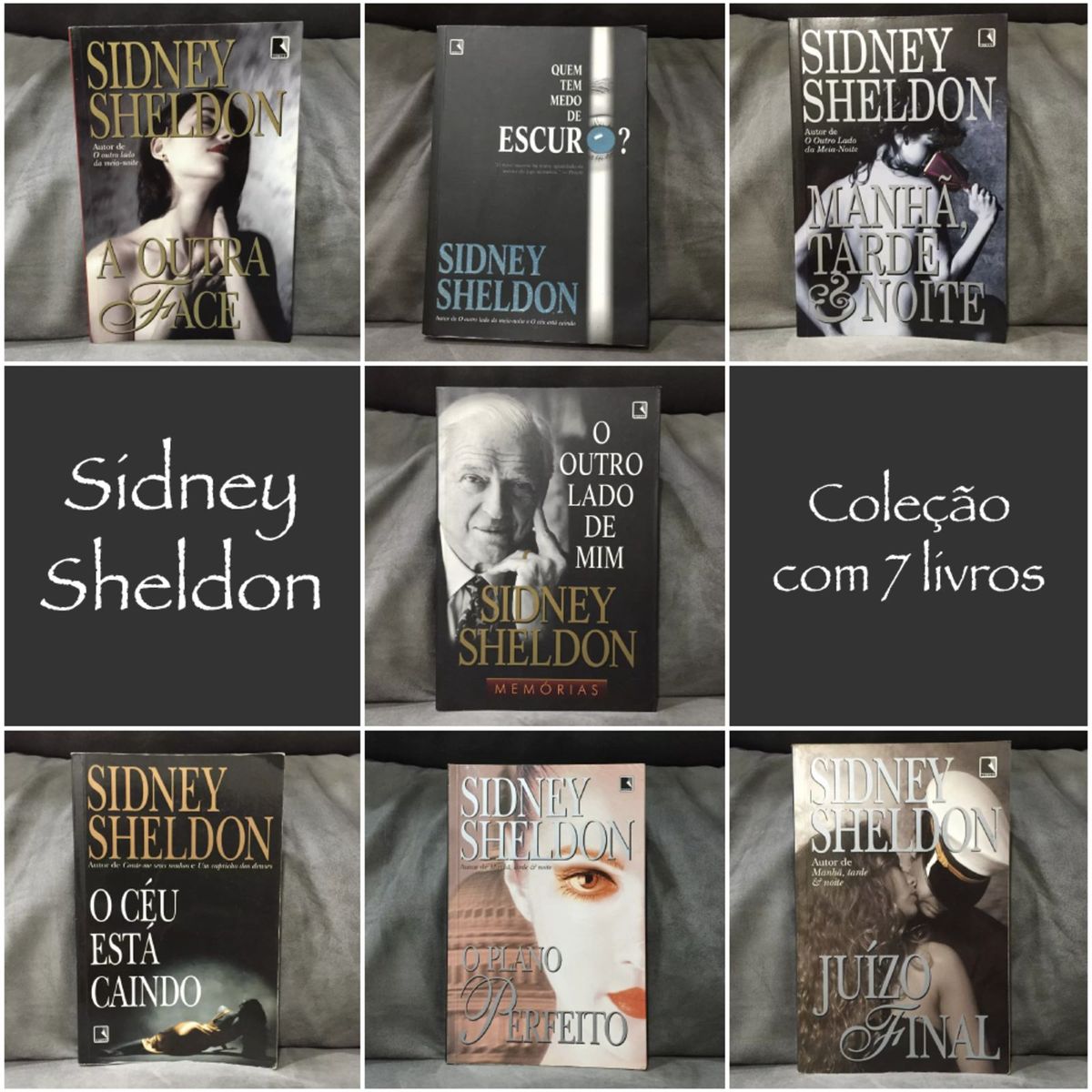 Coleção com 7 Livros de Sidney Sheldon | Livro Sidney Sheldon Usado ...