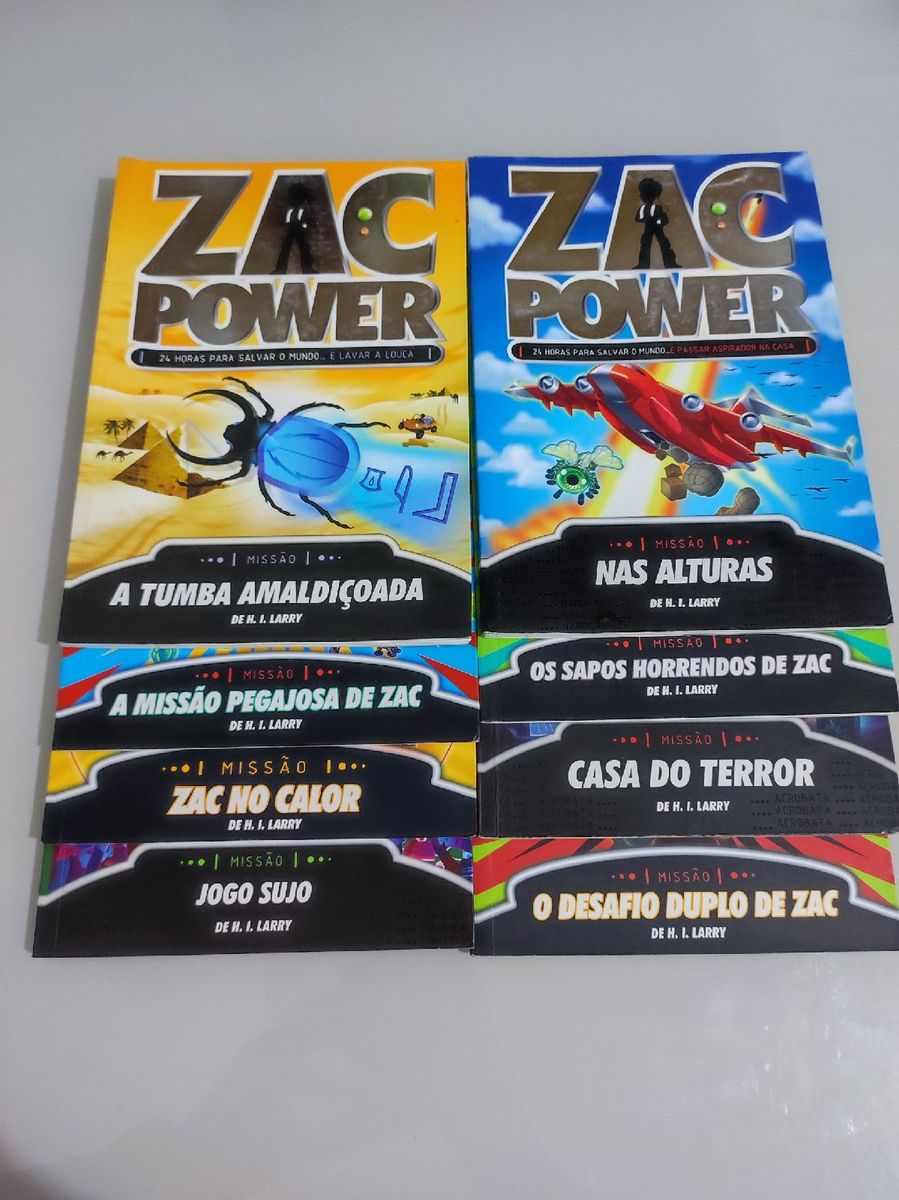 Coleção com 8 Livros Zac Power | Livro Livro Usado 83221973 | enjoei