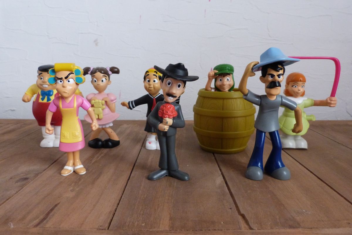 Coleção Completa 8 Bonecos Turma do Chaves - Mc Donald's 2010 | Produto ...