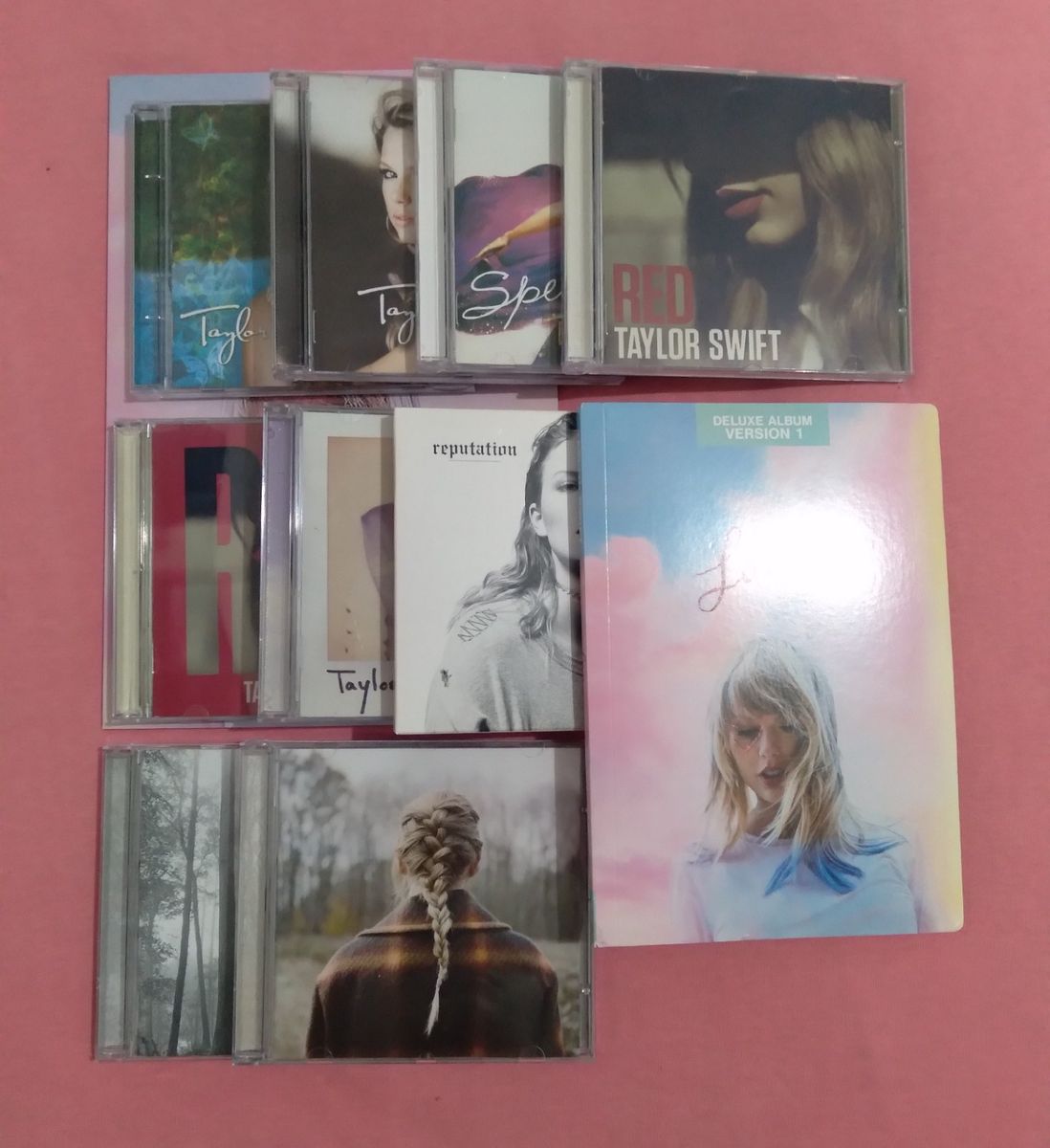 Coleção Completa Álbuns Taylor Swift + Dvd Dunkirk + Placa Taylor Swift ...
