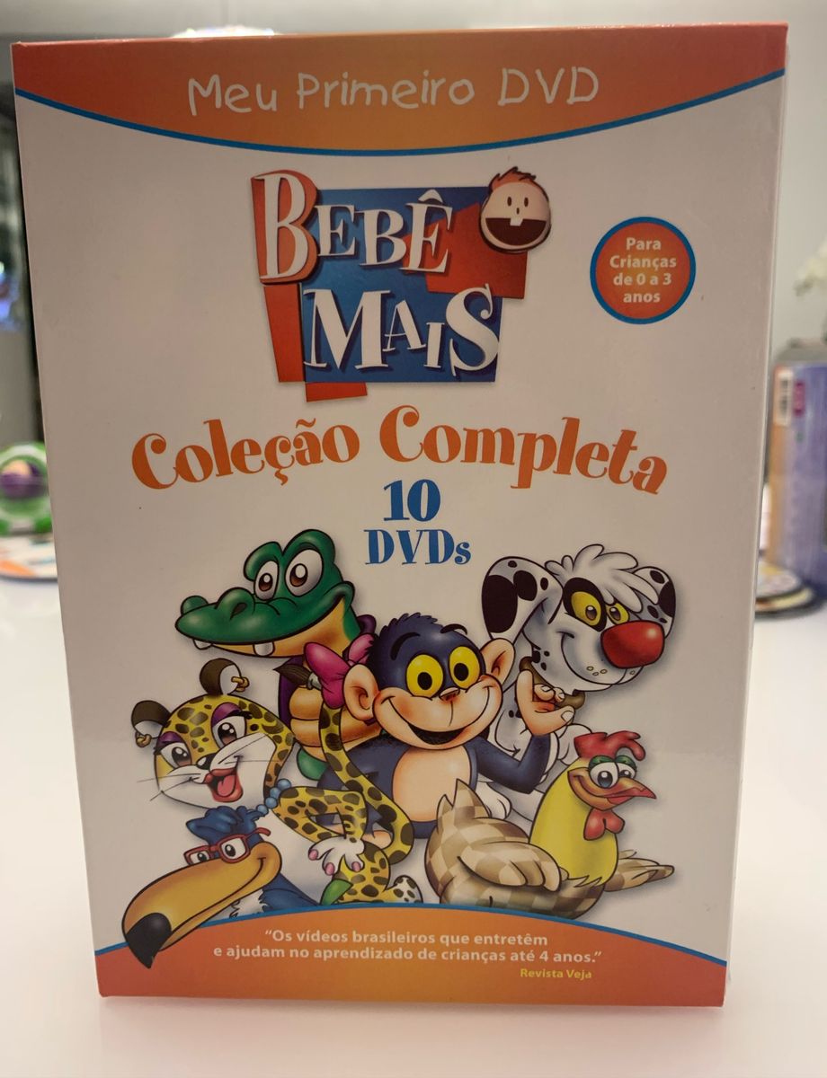 Coleção Completa Bebê Mais 10 Dvds | Item de Música Bebê Mais Usado ...