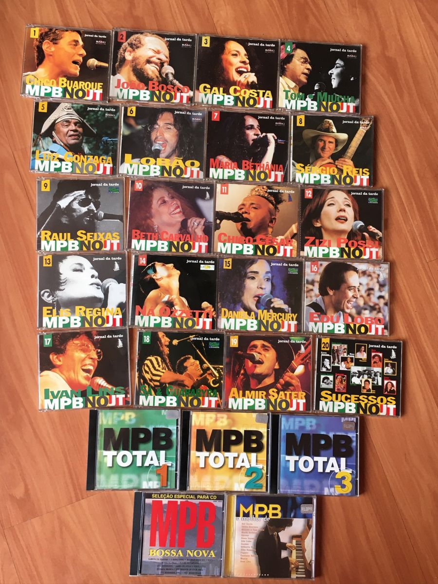 Coleção Completa com Grandes Nomes do Mpb Mais Cds com Grandes Sucessos ...