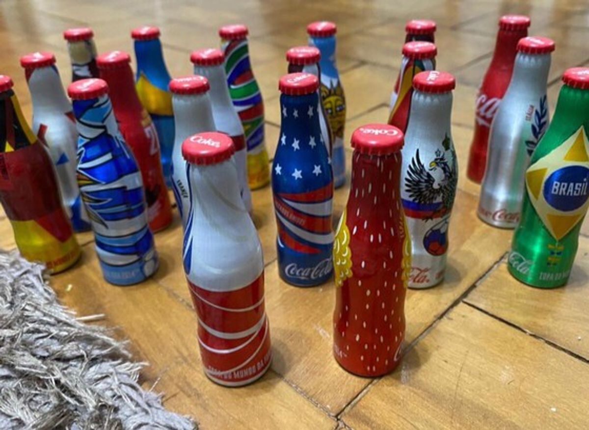Coleção Completa de Garrafinhas da Coca Cola - Copa de 2014 e Coleção ...