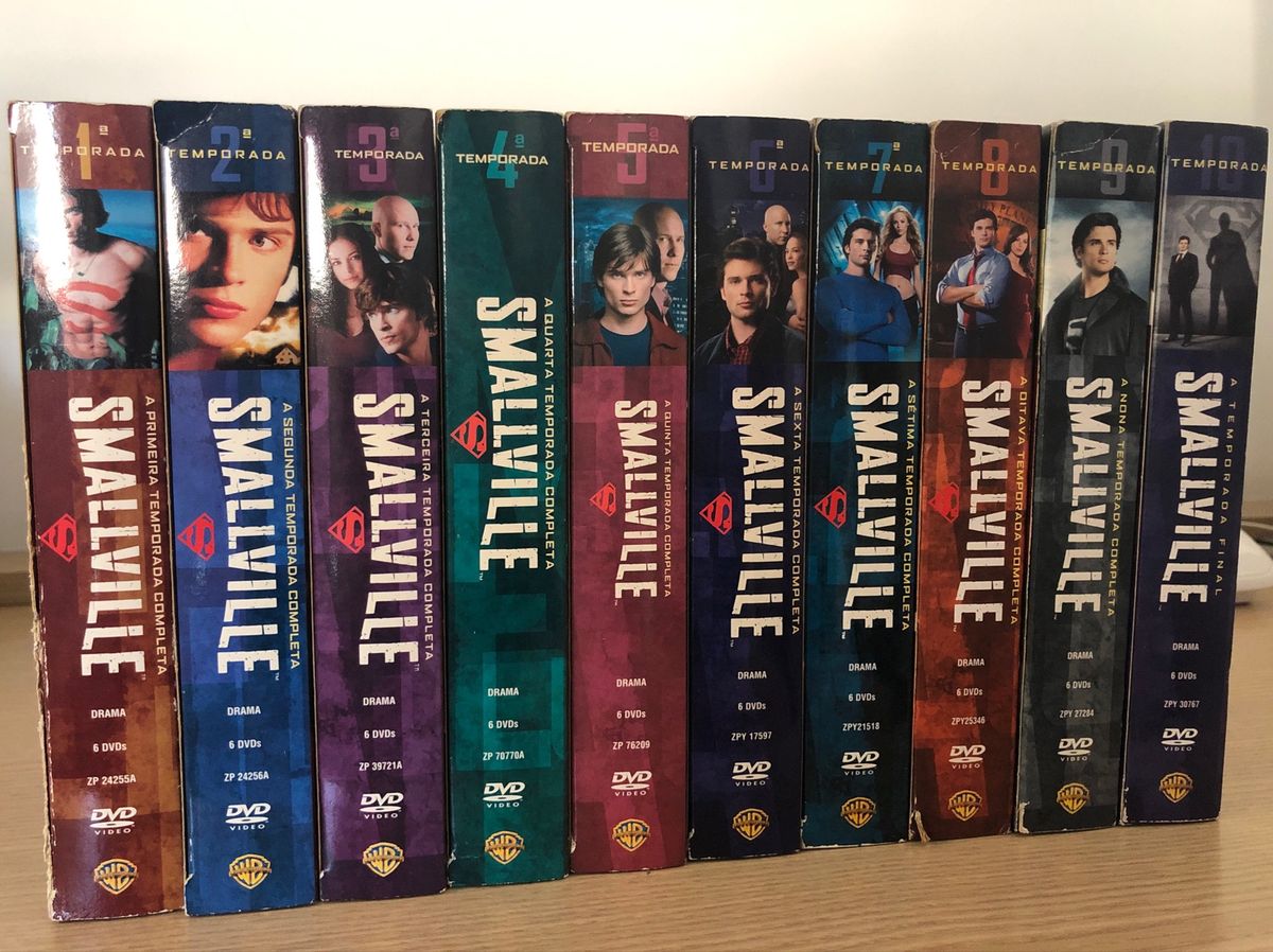 Coleção Completa Dos Boxes de Smallville Dez Temporadas | Filme e Série ...
