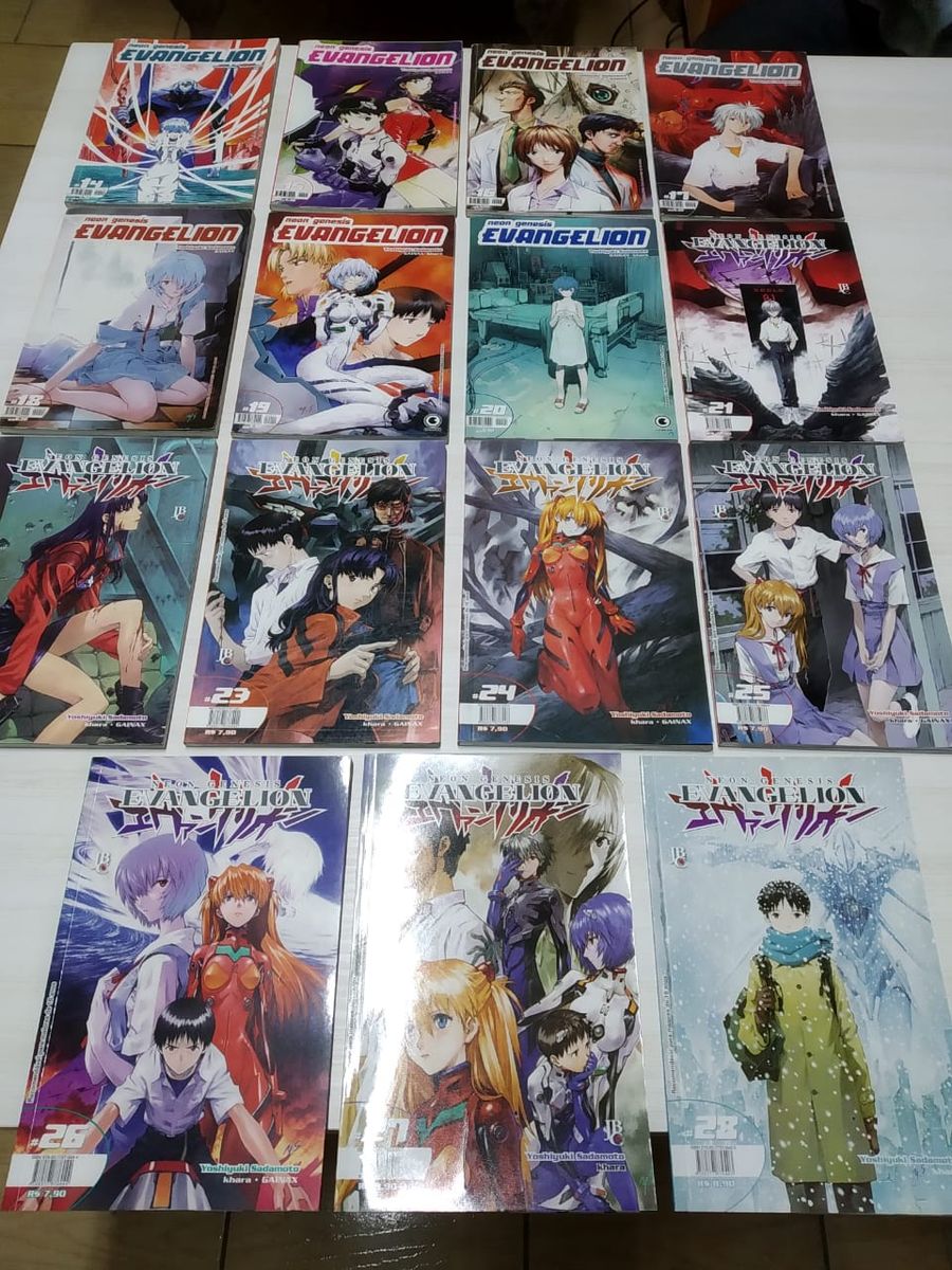 Coleção Completa Mangás Neon Genesis Evangelion - 28 Volumes | Livro ... Coleção Completa Mangás Neon Genesis Evangelion - 28 Volumes | Livro ...