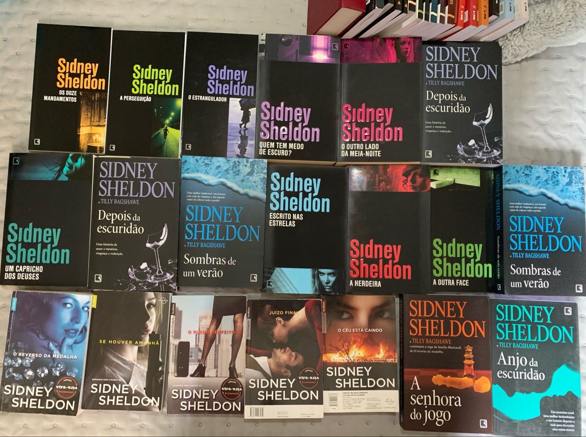 Coleção Completa Sidney Sheldon - 19 Livros | Livro Usado 50531114 | enjoei
