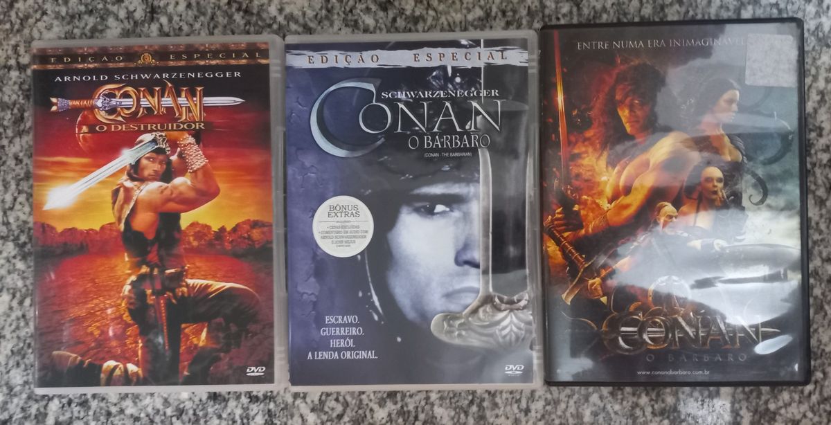 Coleção Conan, 3 Dvds Originais | Item de Música Usado 107427113 | enjoei