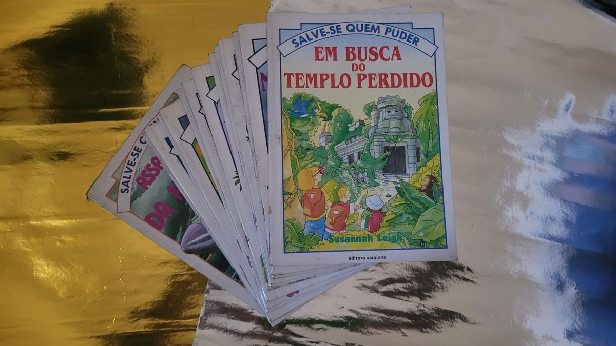 Coleção de 14 Livros da Série Salve-se Quem Puder: em Busca do Templo ...