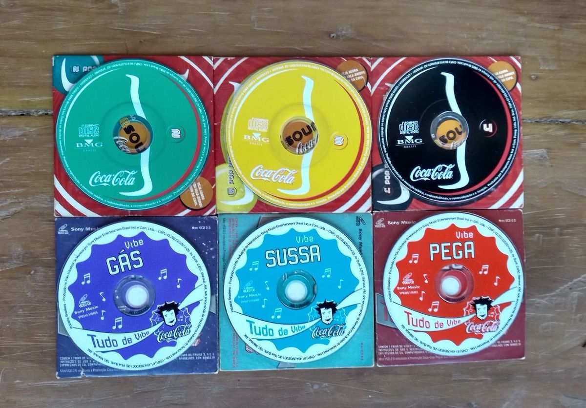 Coleção de Cds da Coca-cola | Produto Vintage e Retro Coca Cola Usado ...