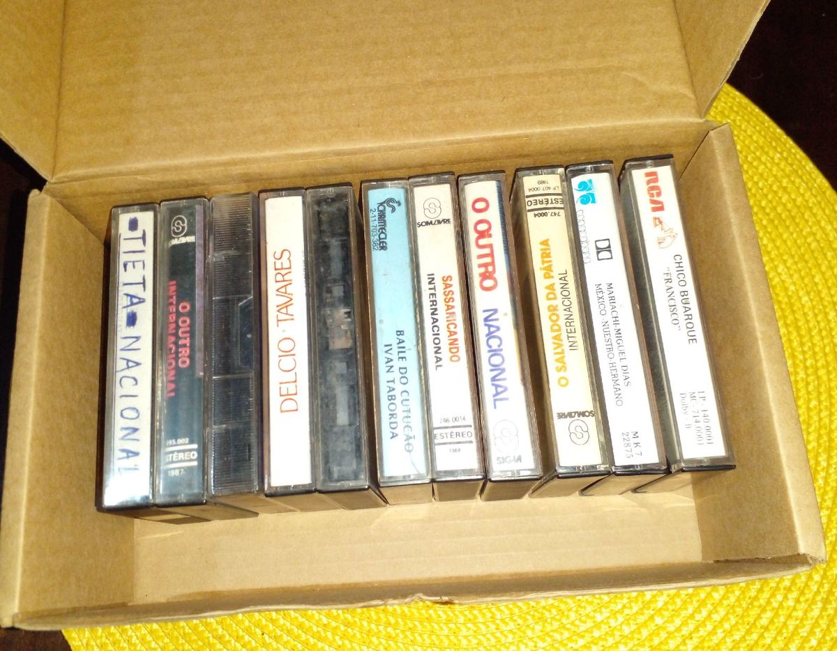 Coleção de Fitas K7 | Item de Música Cassete Usado 74947774 | enjoei