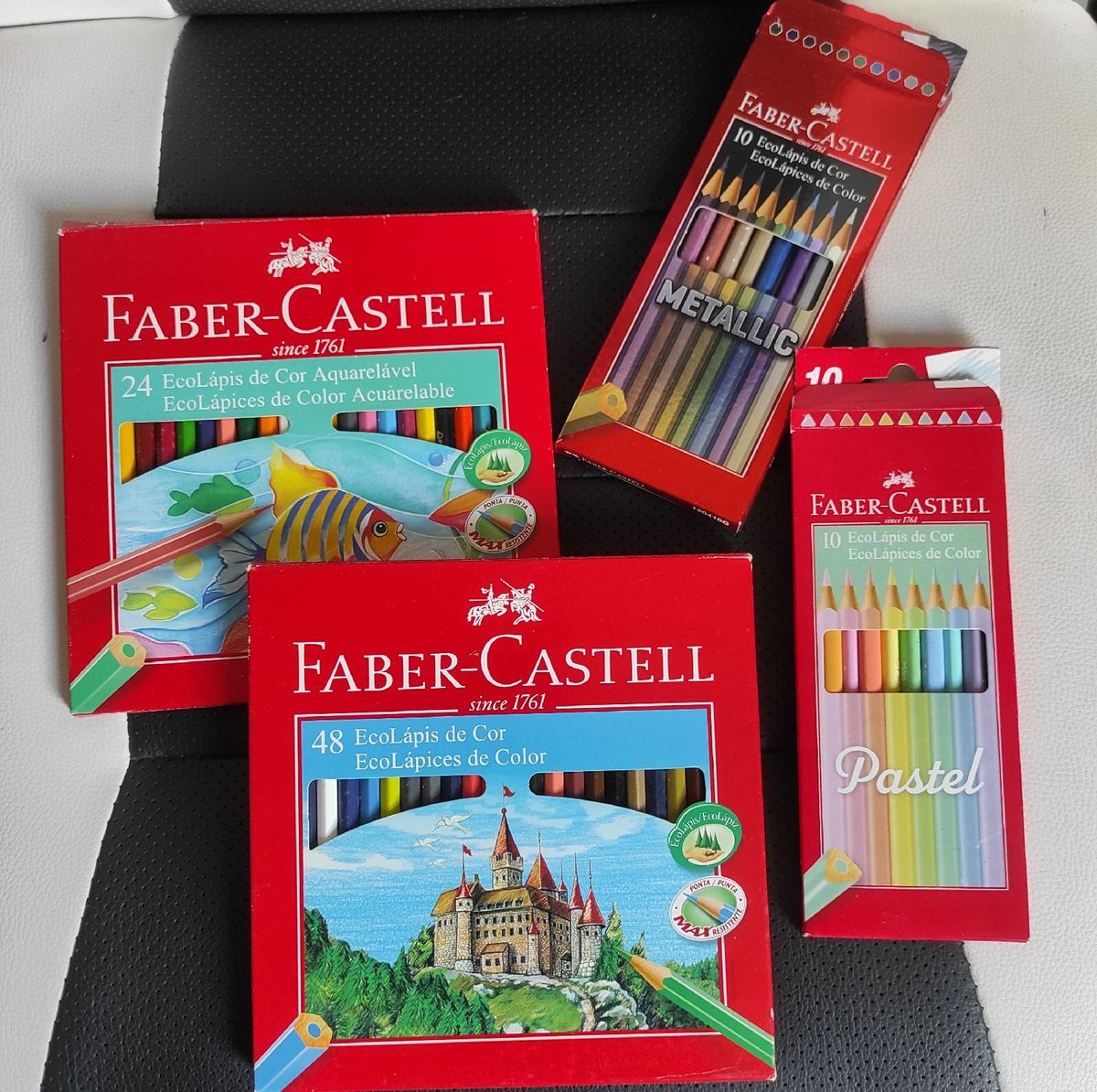 Coleção de Lápis de Cor Faber Castell | Item de Papelaria Faber Castell ...