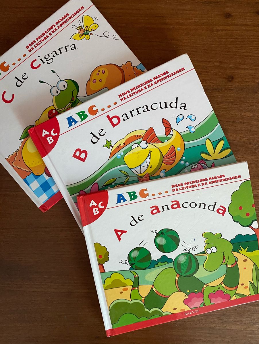 Coleção de Livros Abc... Meus Primeiros Passos Na Leitura e Na ...