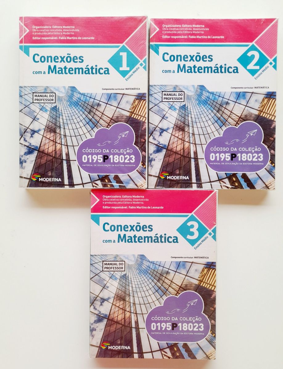 Coleção de Livros Conexões com a Matemática | Livro Moderna Usado ... Coleção de Livros Conexões com a Matemática | Livro Moderna Usado ...