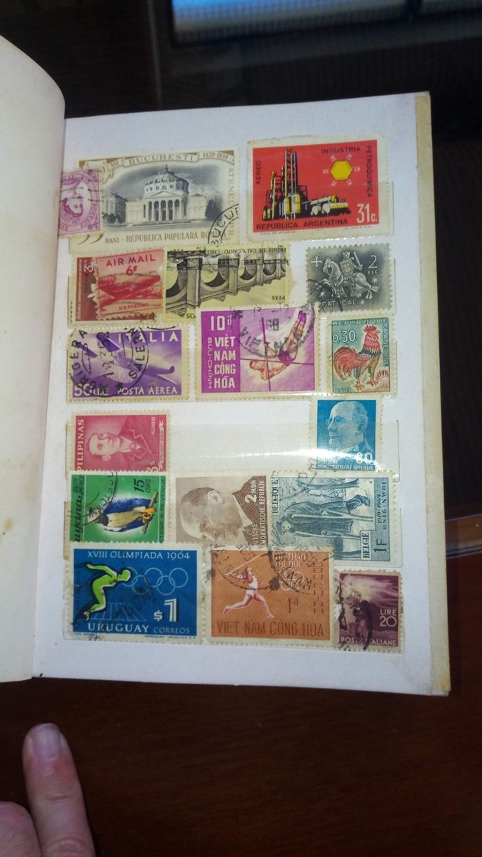 Coleção de Selos Mundiais Antigos | Produto Vintage e Retro Usado ...