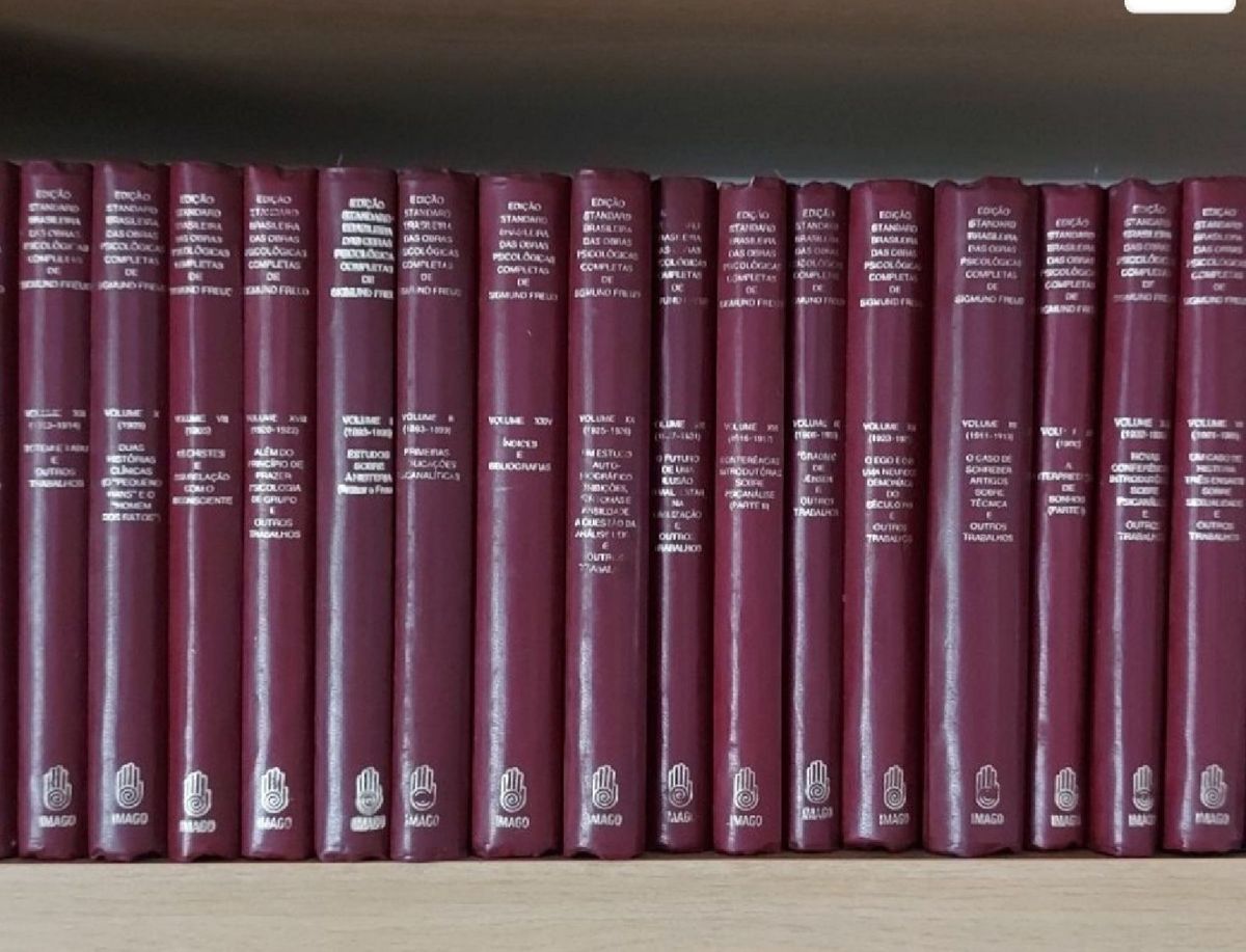 Coleção do Freud com 24 Livros da Imago-verrmelha | Livro Imago Usado ...